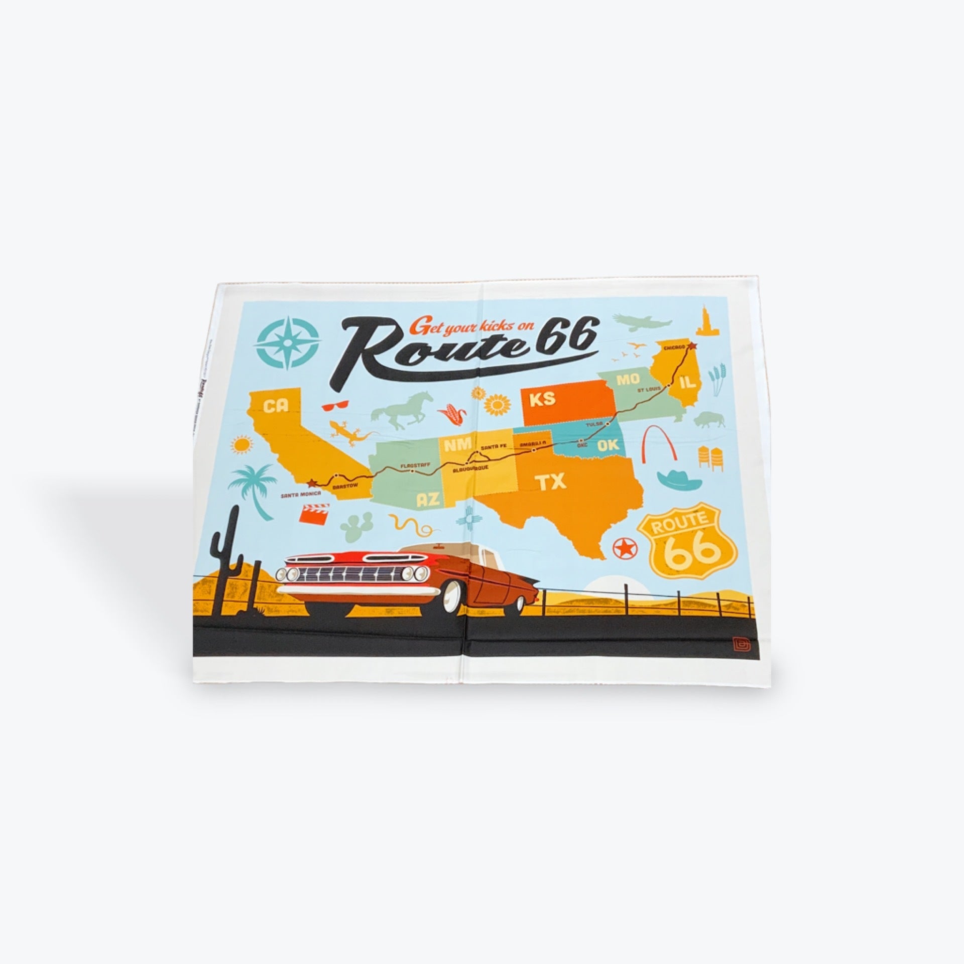 RB / Route 66 Cadillac Ranch Panel | Country Barn Quilt Co.