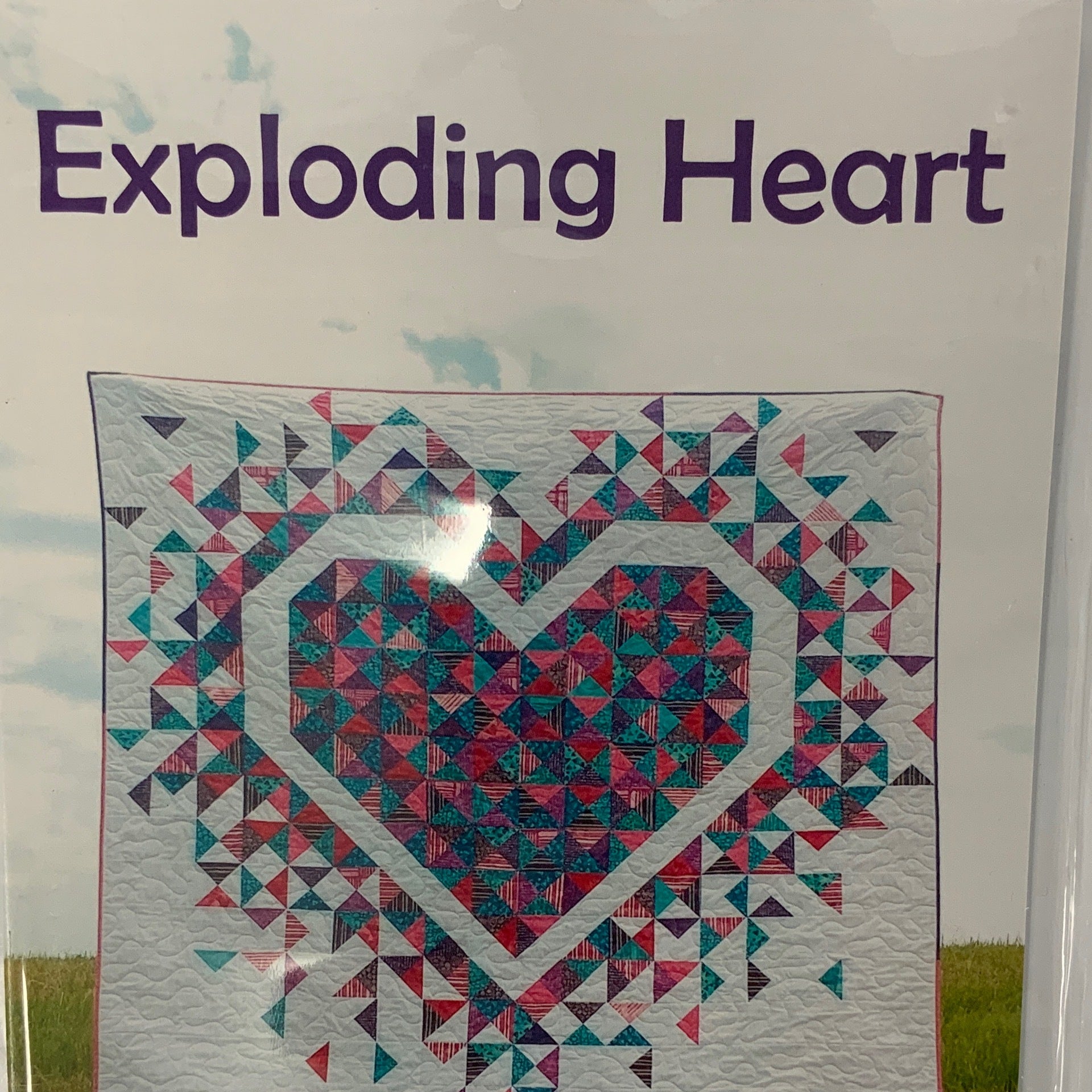 Exploding Heart by Slice of Pi Quilts | Country Barn Quilt Co.